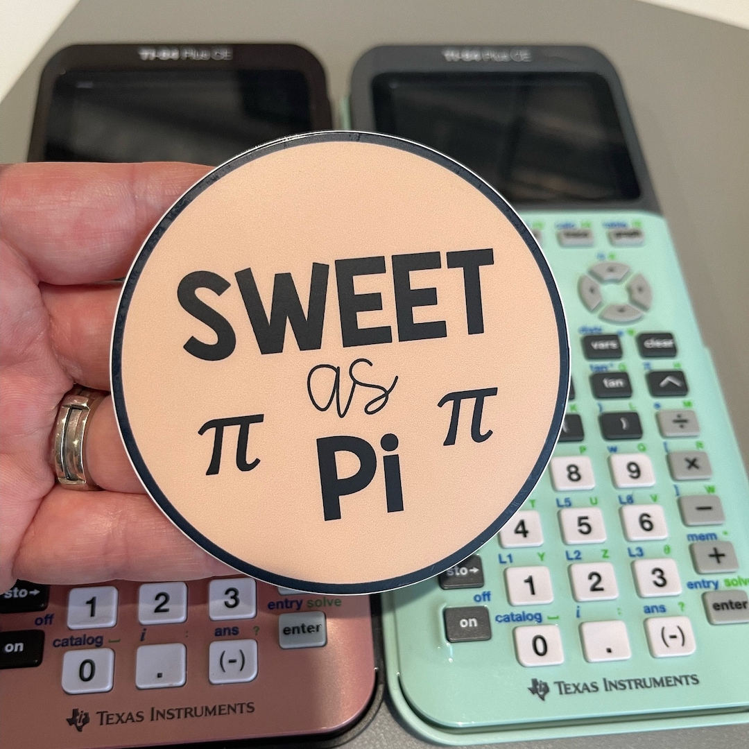 Sweet as Pi Sticker - Perfect for Math Teachers! - Etsy