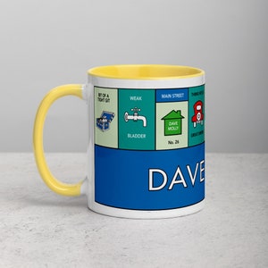 Personalised Custom Monopoly Game Themed Mug for Birthday, Anniversary ...