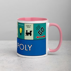 Personalised Custom Monopoly Game Themed Mug for Birthday, Anniversary ...