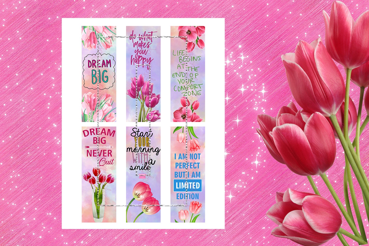 Printable Quotesbookmarks Printablesdigital - Etsy