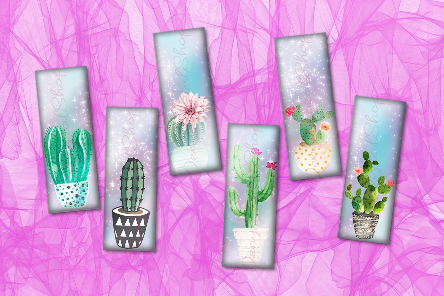 Printable Bookmarks Cactus,cactus Printable,bookmarks,bookmarks ...