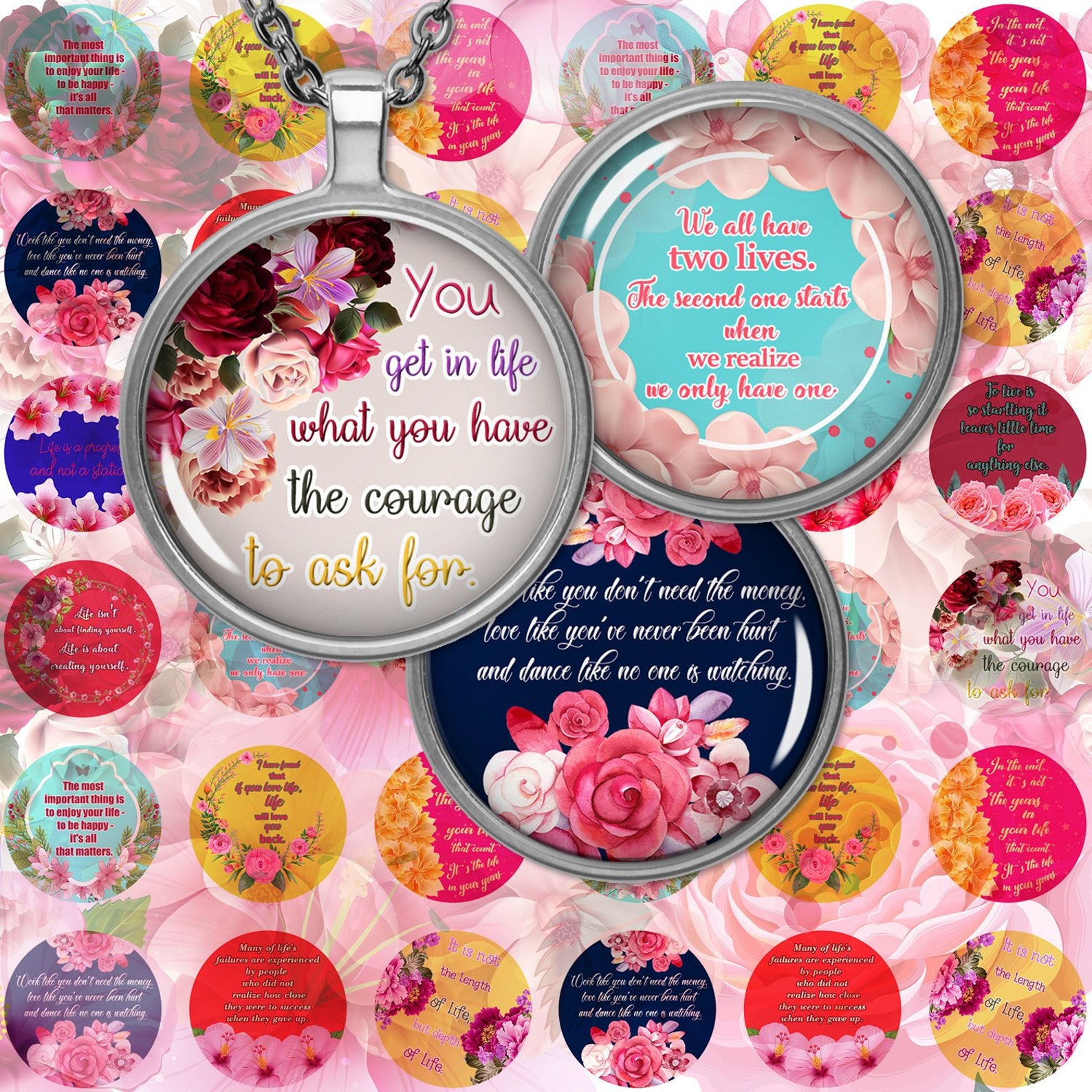 Quotes Digital Collage Sheet,motivational Quotes,life Quotes ...