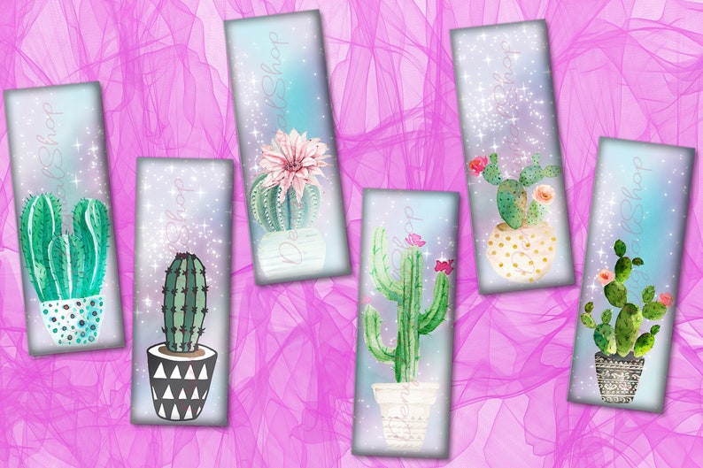 Printable Bookmarks Cactus,cactus Printable,bookmarks,bookmarks ...