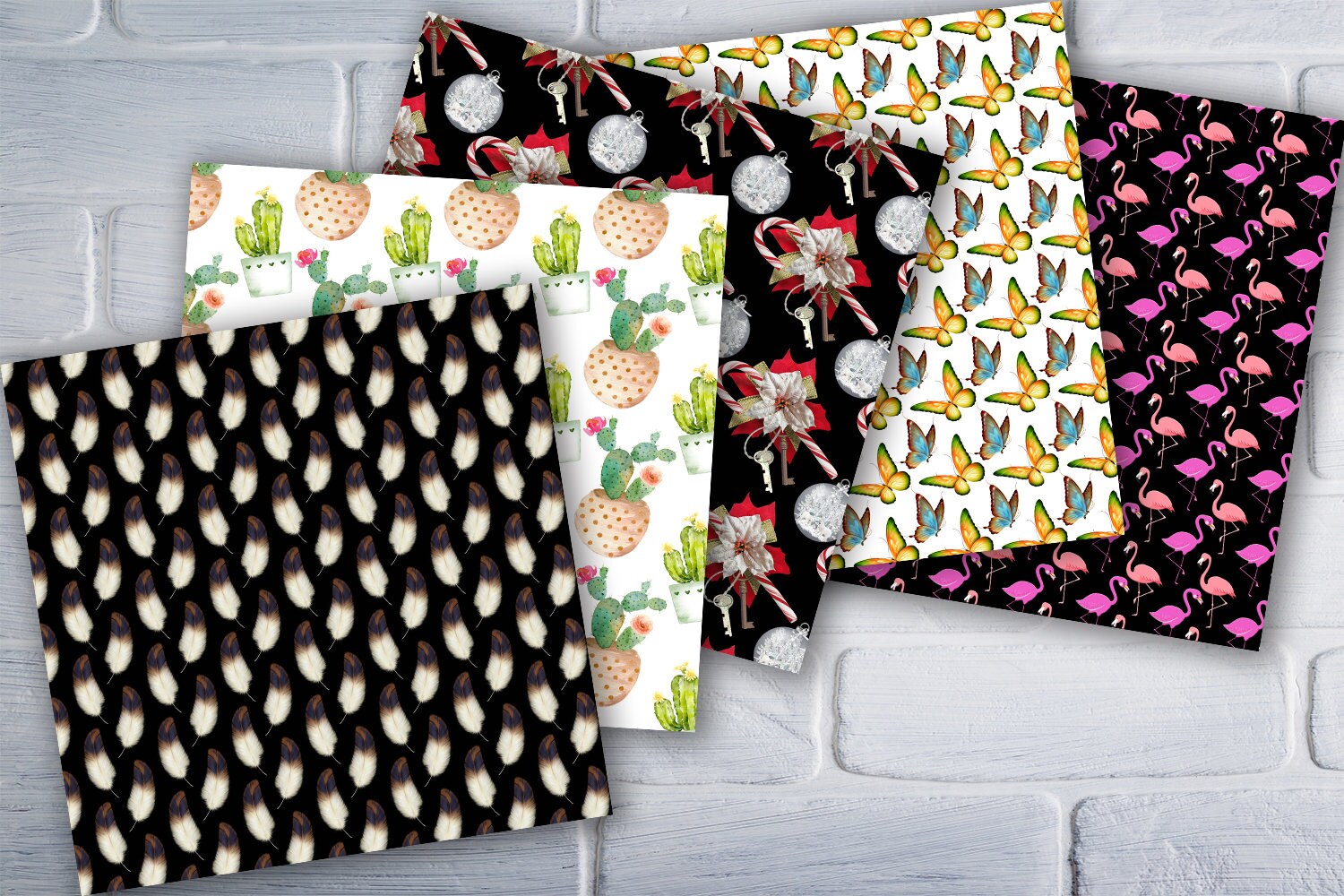 Digital Papers Digital Scrapbook Papers Digital Paper Pack - Etsy