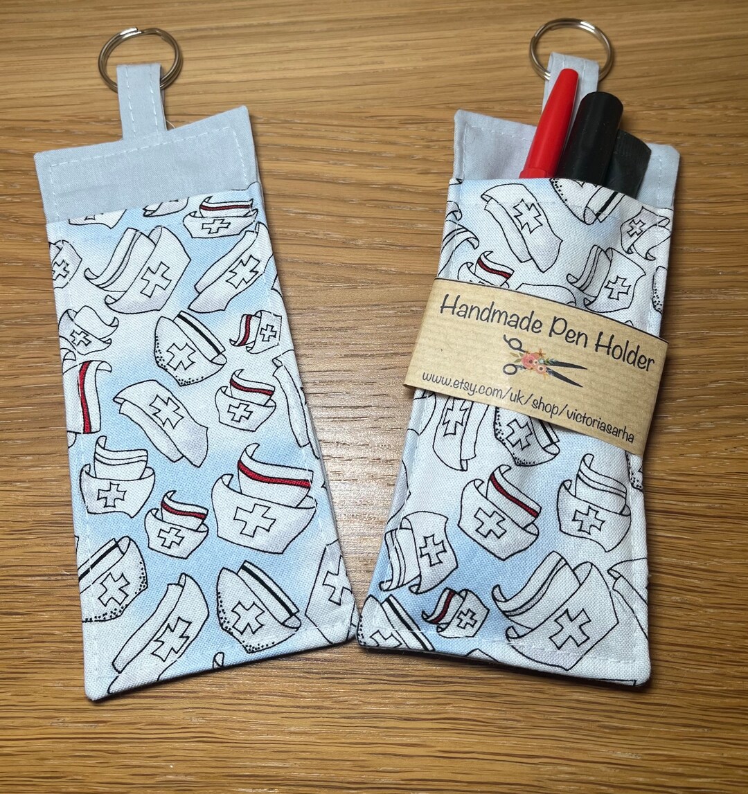 Pen Holder Nurse Cap Pattern for Lanyard, Bag, Uniform - Etsy