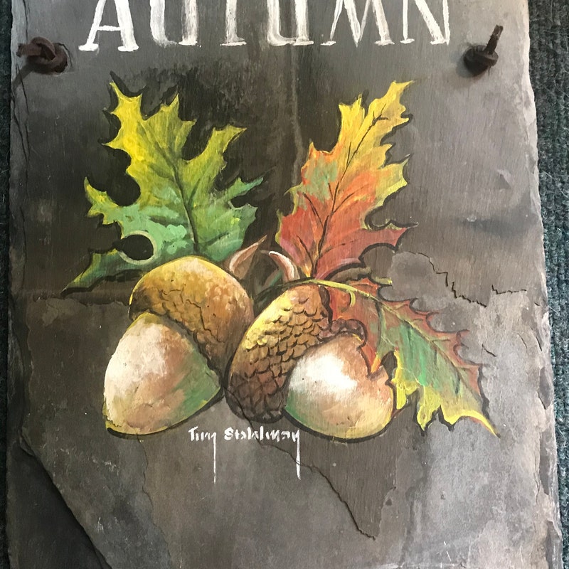 Handpainted Autumn Sign - Etsy