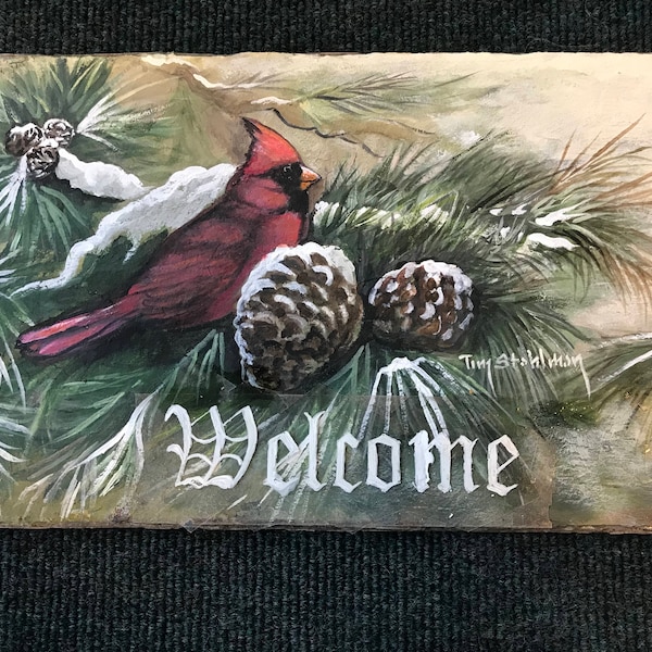 Slate Welcome Sign - Etsy
