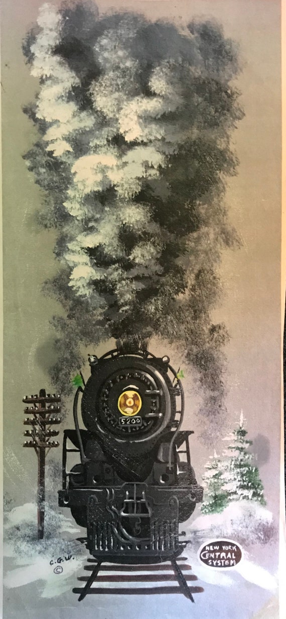 New York Central Train Gift for Train Collectors | Etsy