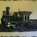 Hand Painted Slate, Vintage Railroad Nickel Plate Train, Train ...