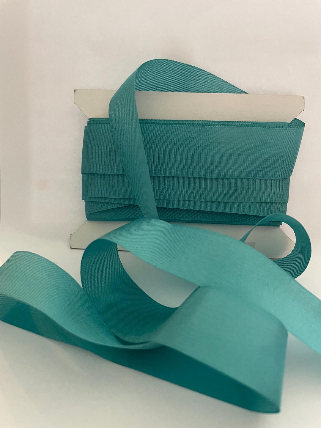 18 Mm Silk Ribbon, Color #133 Turquoise , No Longer Available - Etsy
