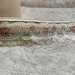 Vintage French Embroidered Jacquard Ribbon Trim, Rayon, 1 Yard 6 Inches ...