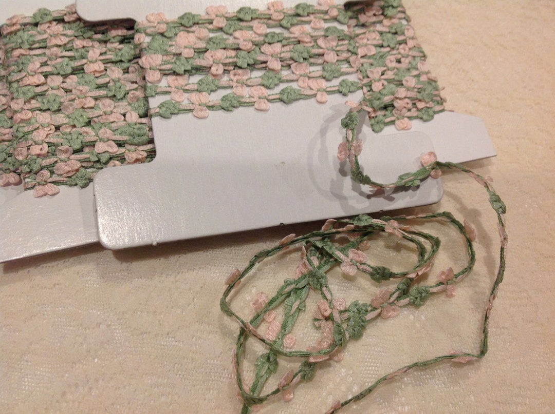 Buds N Bows, 05/31, Rocco Trim, 100% Silk Ribbon Overdyed, Made in ...