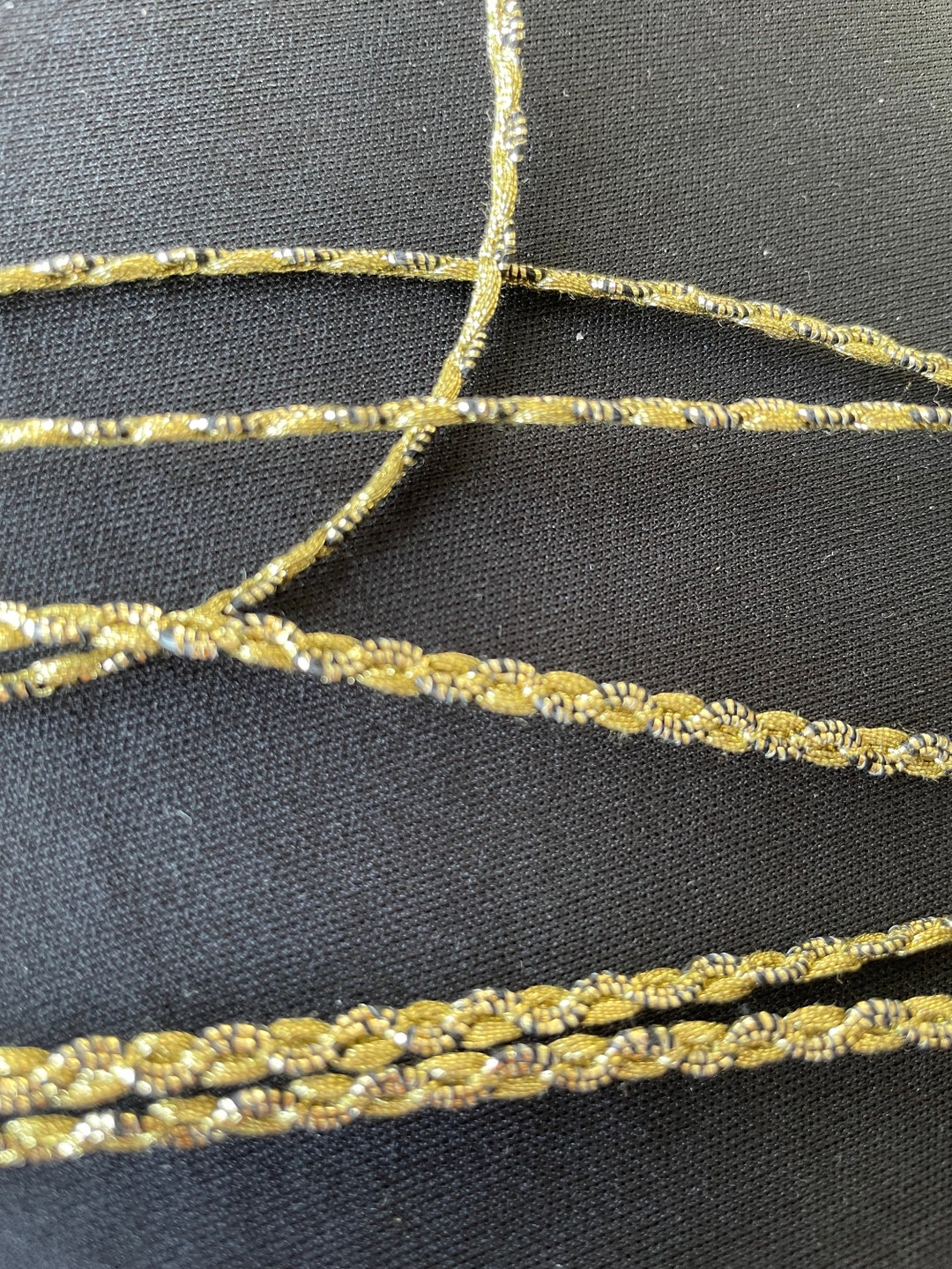 Antique Vintage Metallic Trim, Old Gold, 3/16 Made in Germany - Etsy