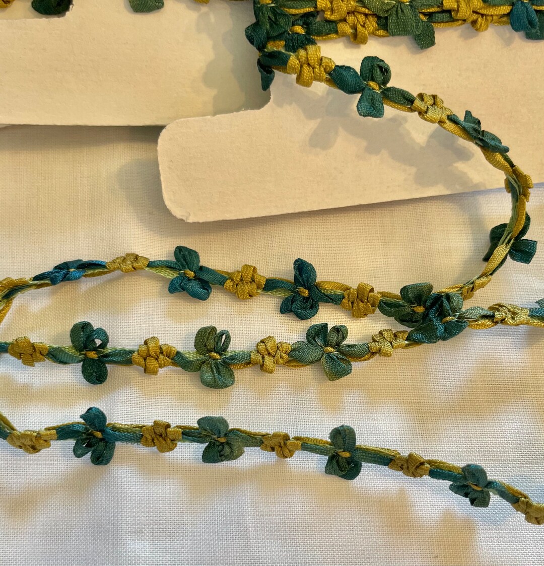 Buds N Bows,509/056, Rocco Trim, 100% Silk Ribbon , Made in France. - Etsy