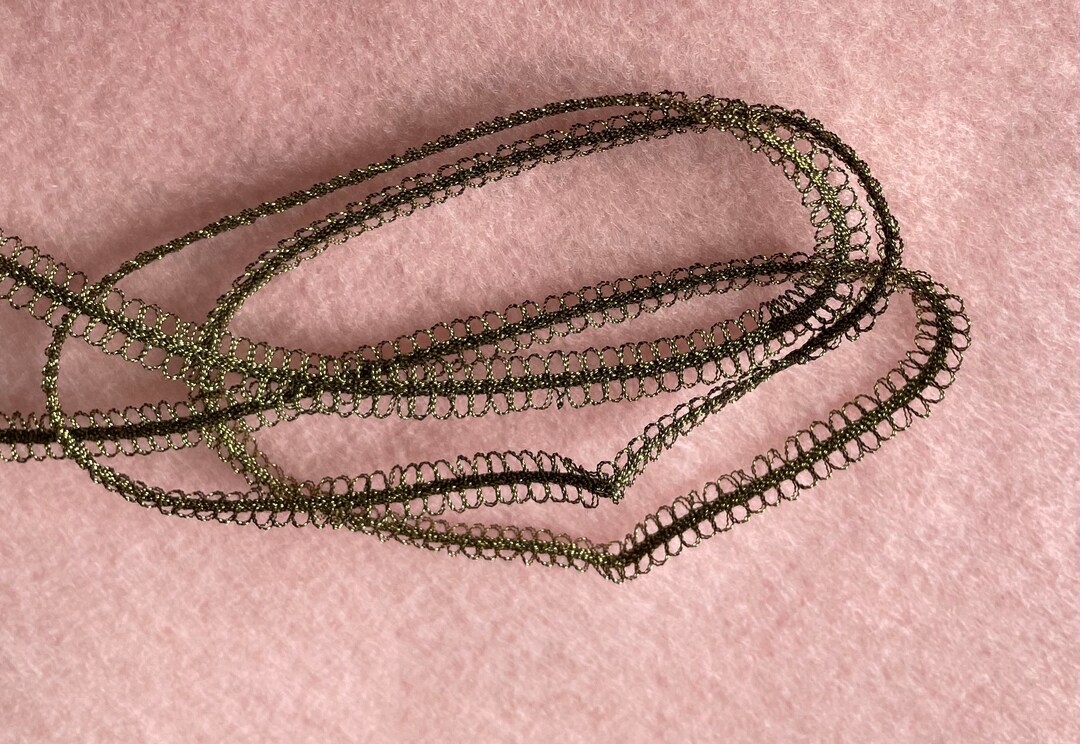 Antique Vintage Metallic Trim, Antique Gold, 1/4, Double Edge Trim ...