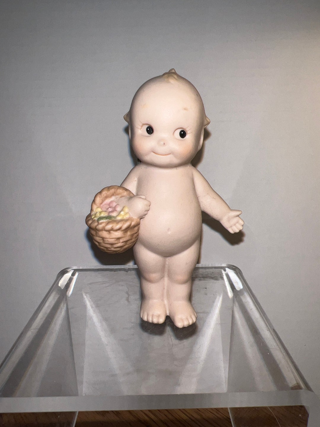 Enesco Kewpie Figurine “kewpie W/basket ” Jesco 1991 - Etsy