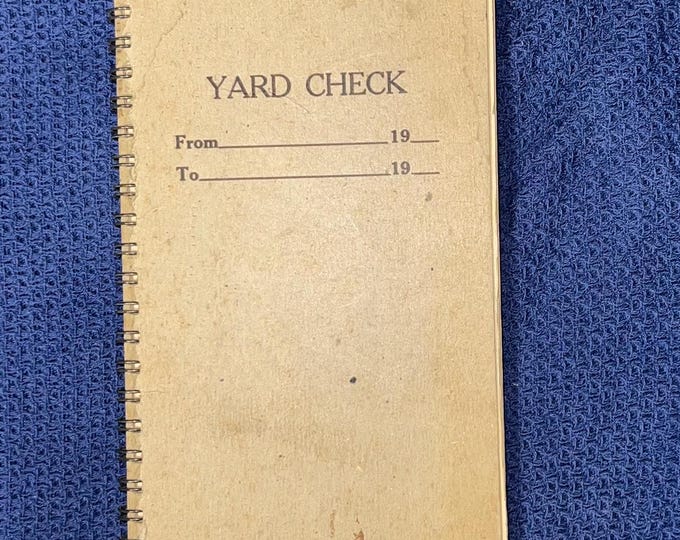 Great Northern Railroad Railway Spiral Bound Yard Check Booklet, All ...