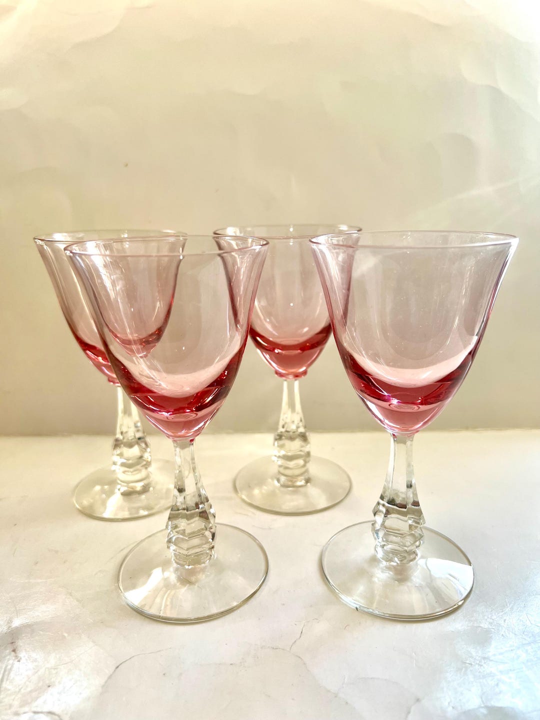 Fostoria or Tiffin? Lavender-pink Aka Heatherbloom or Twilight, Set of ...