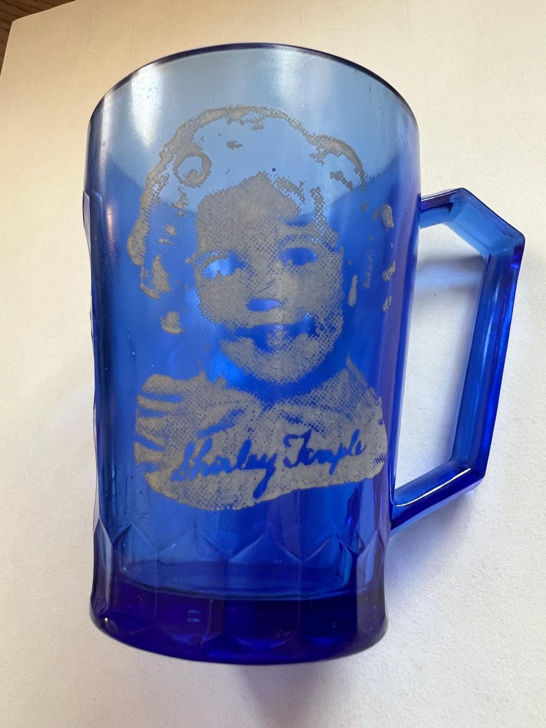 Shirley Temple Cobalt Mug, Hazel Atlas 1930’s Original, Perfect ...