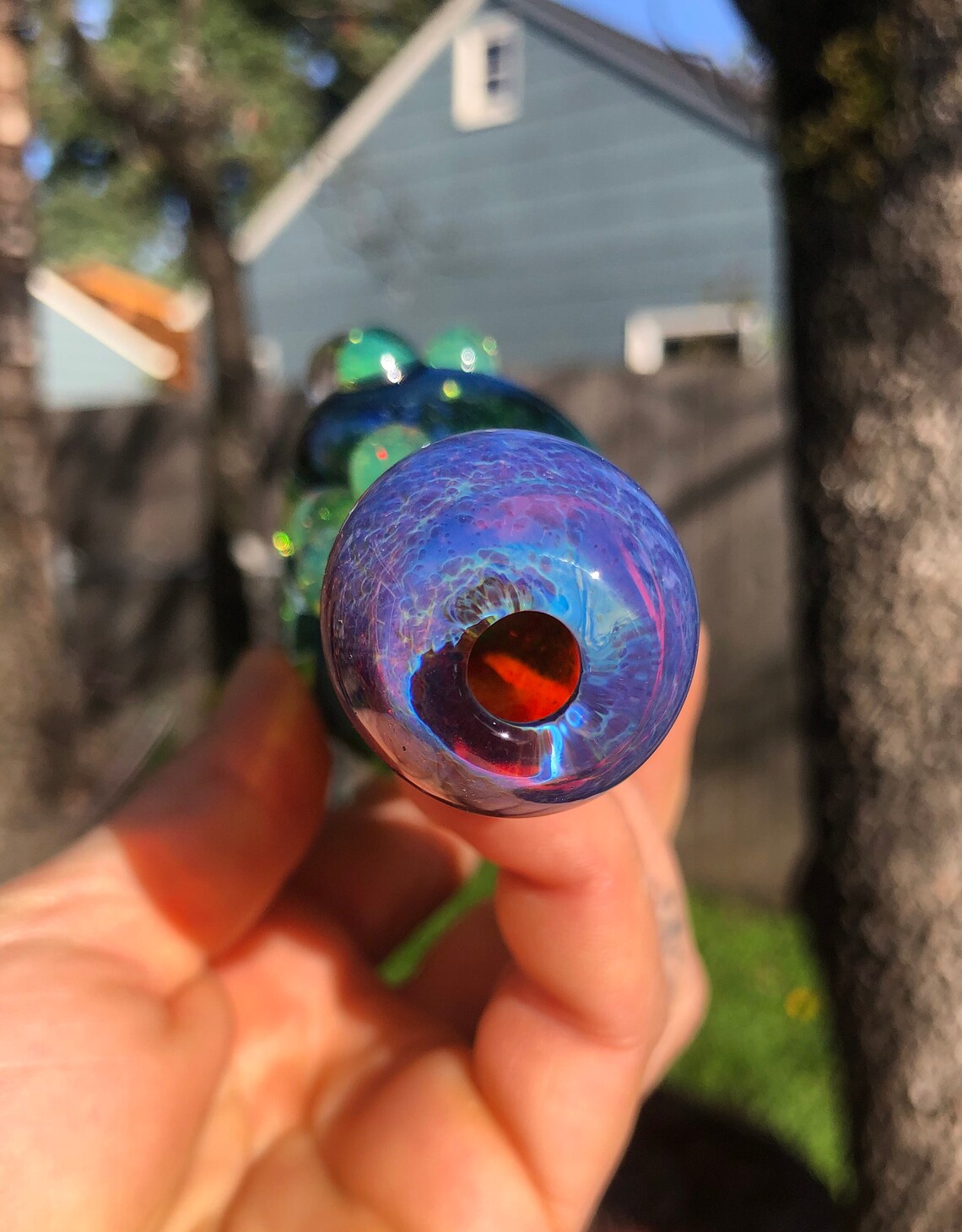 Girly Pipe Purple Pipe Sparkly Pipe Glass Pipe Pink Pipe - Etsy