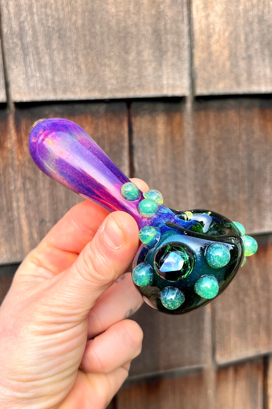 Girly Pipe, Purple Pipe, Sparkly Pipe, Glass Pipe, Pink Pipe, Heady ...