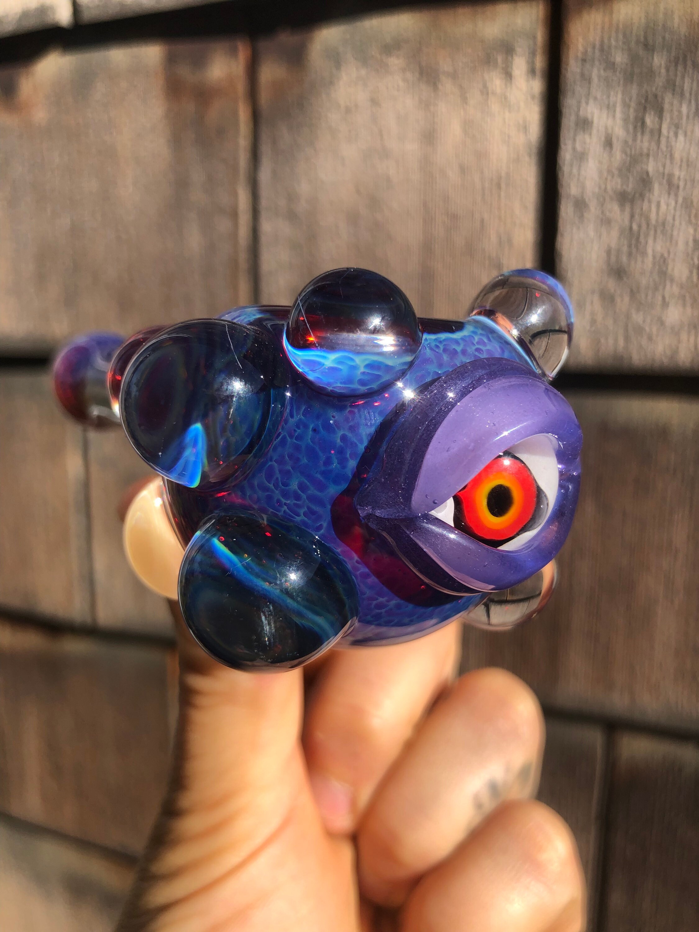 Eyeball pipe Alien pipe heady glass pipe Monster Pipe | Etsy