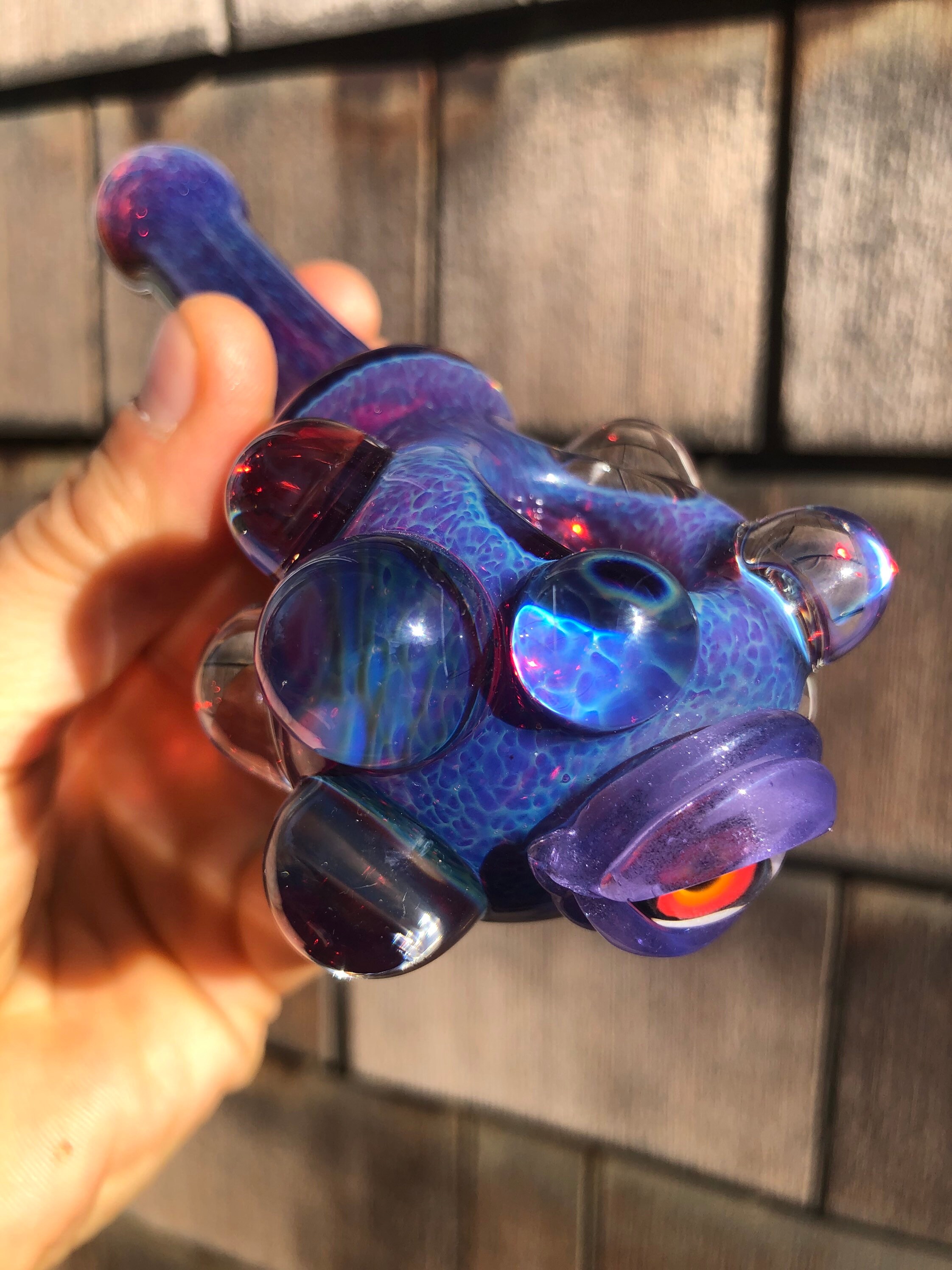 Eyeball pipe Alien pipe heady glass pipe Monster Pipe | Etsy