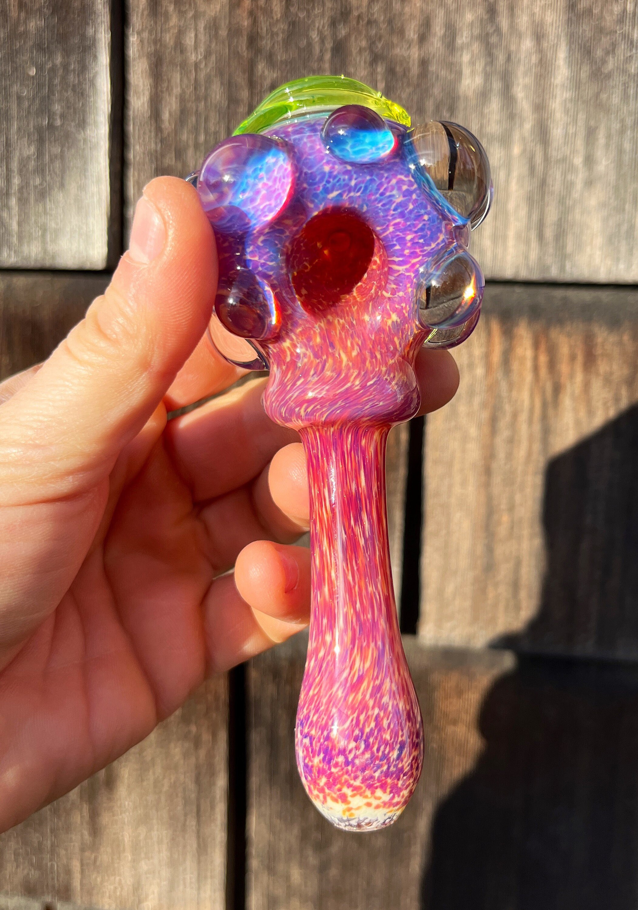 Eyeball Pipe Alien Pipe Heady Glass Pipe Glass Smoking - Etsy