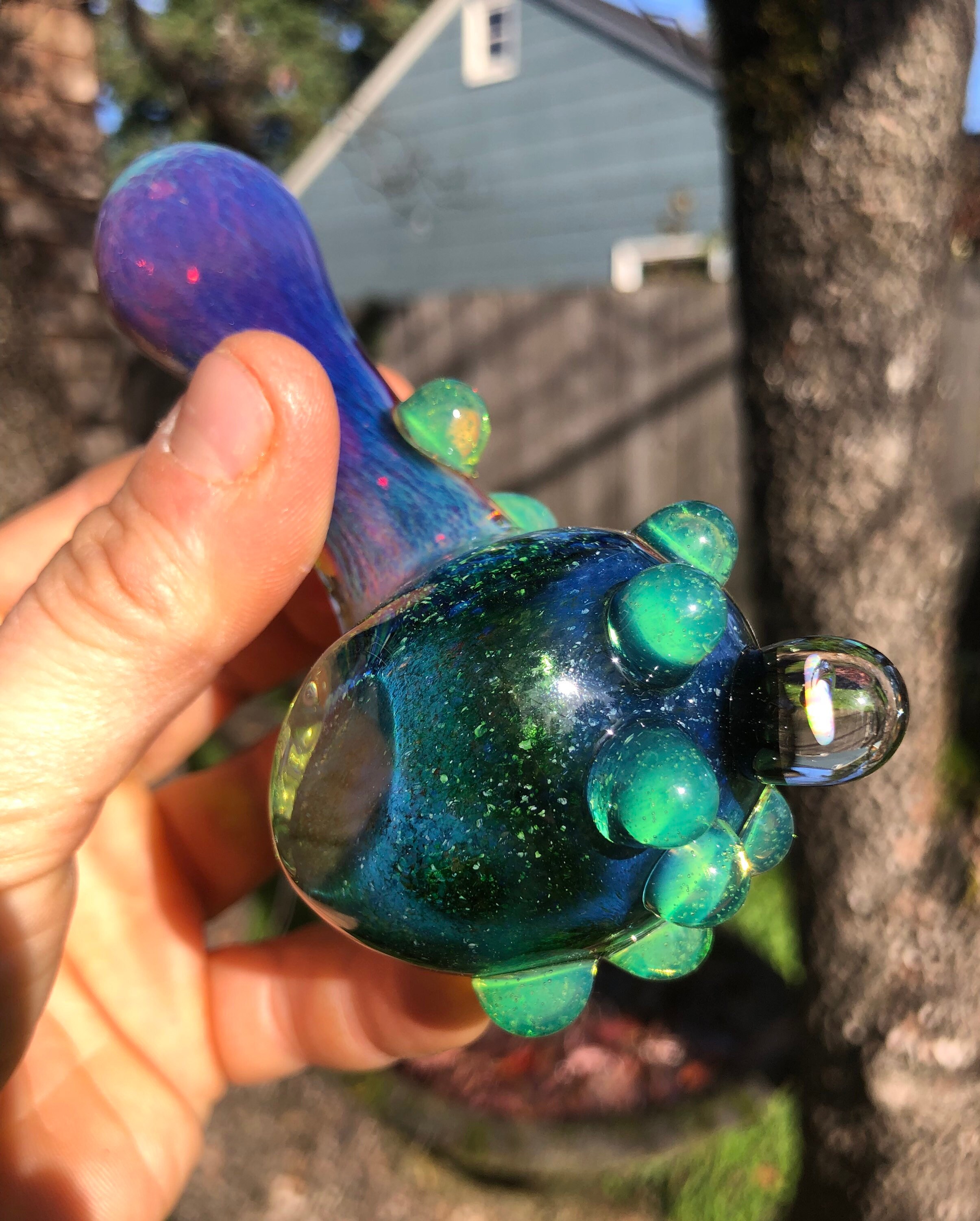 Girly Pipe Purple Pipe Sparkly Pipe Glass Pipe Pink Pipe - Etsy