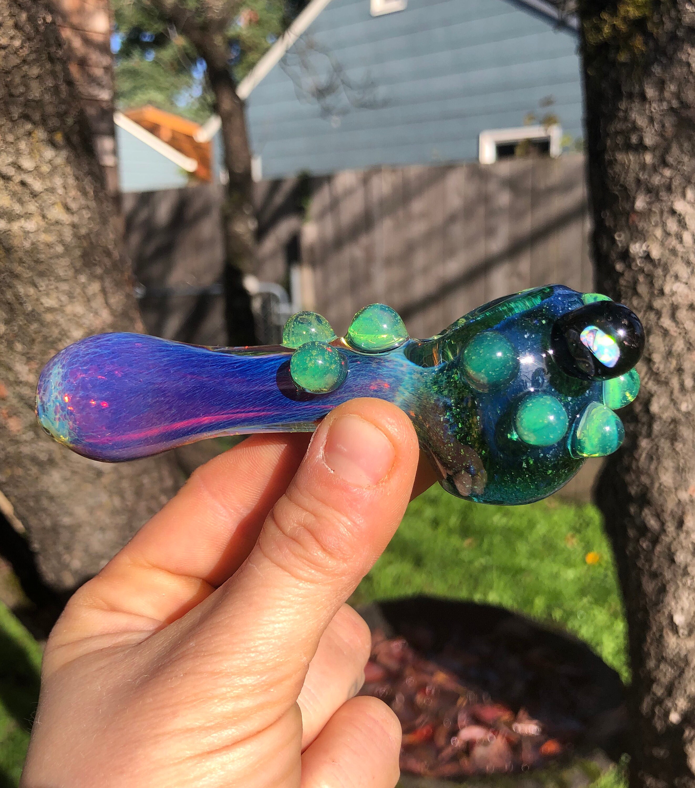 Girly Pipe Purple Pipe Sparkly Pipe Glass Pipe Pink Pipe - Etsy