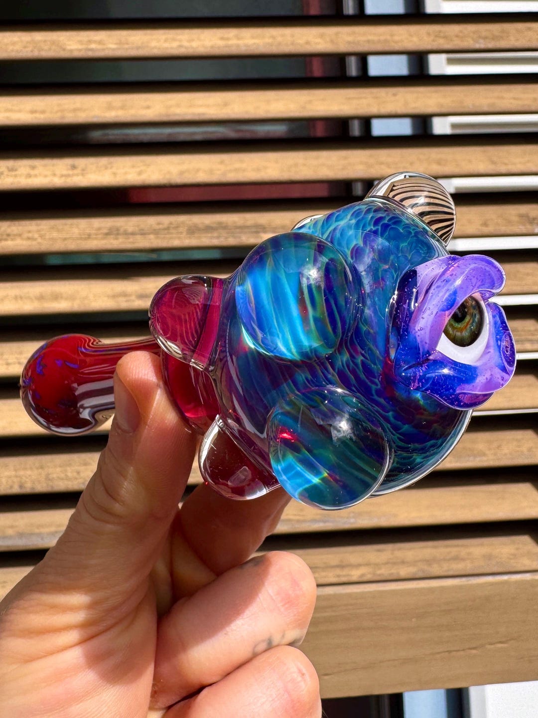 Eyeball Pipe, Alien Pipe, Heady Glass Pipe, Glass Smoking Pipe ...