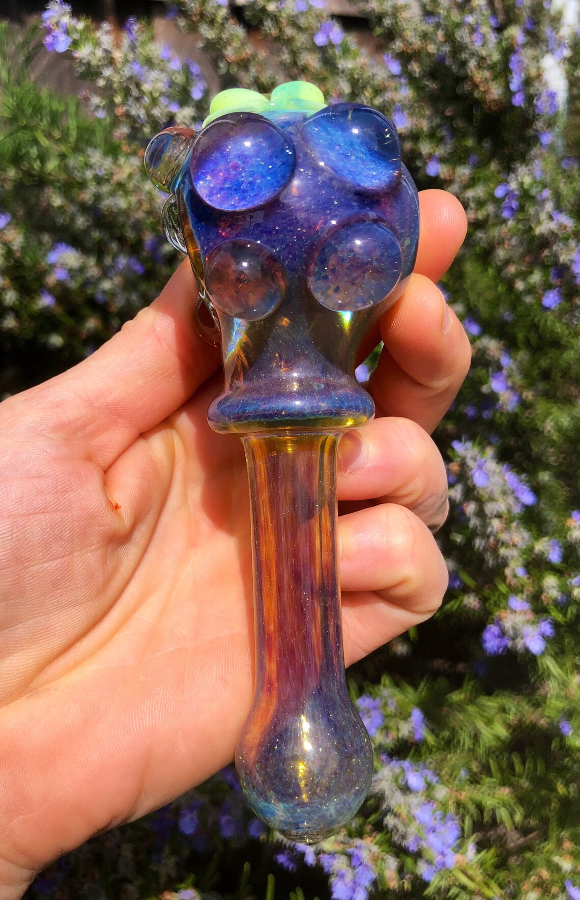 Eyeball pipe Alien pipe heady glass pipe glass smoking | Etsy