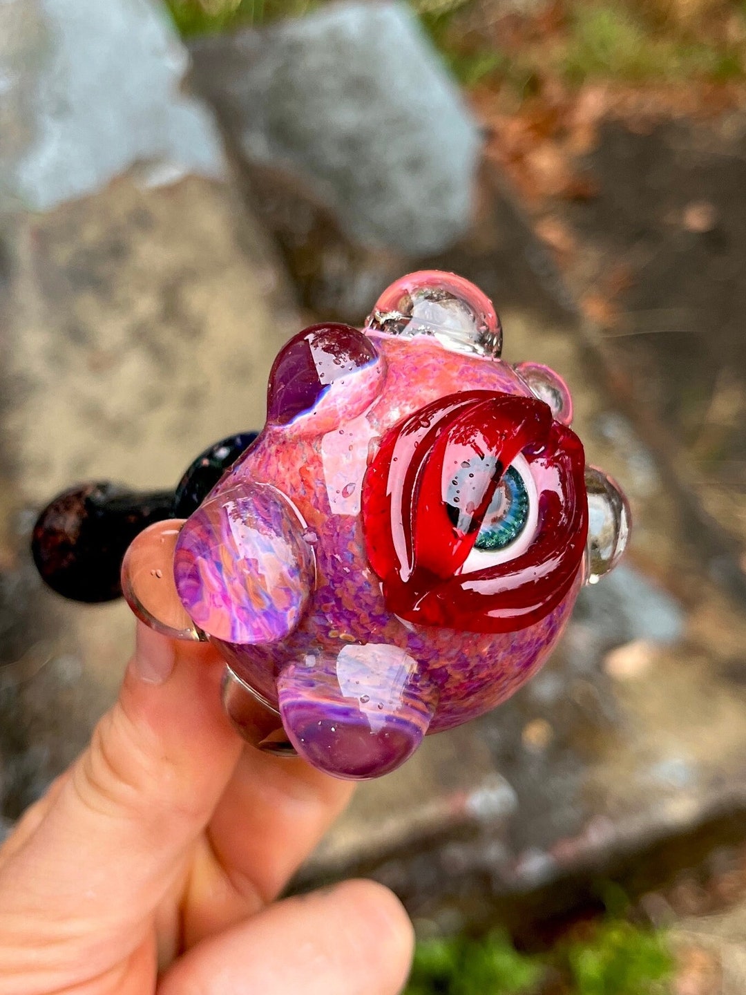 Eyeball Pipe Alien Pipe Heady Glass Pipe Monster Pipe - Etsy
