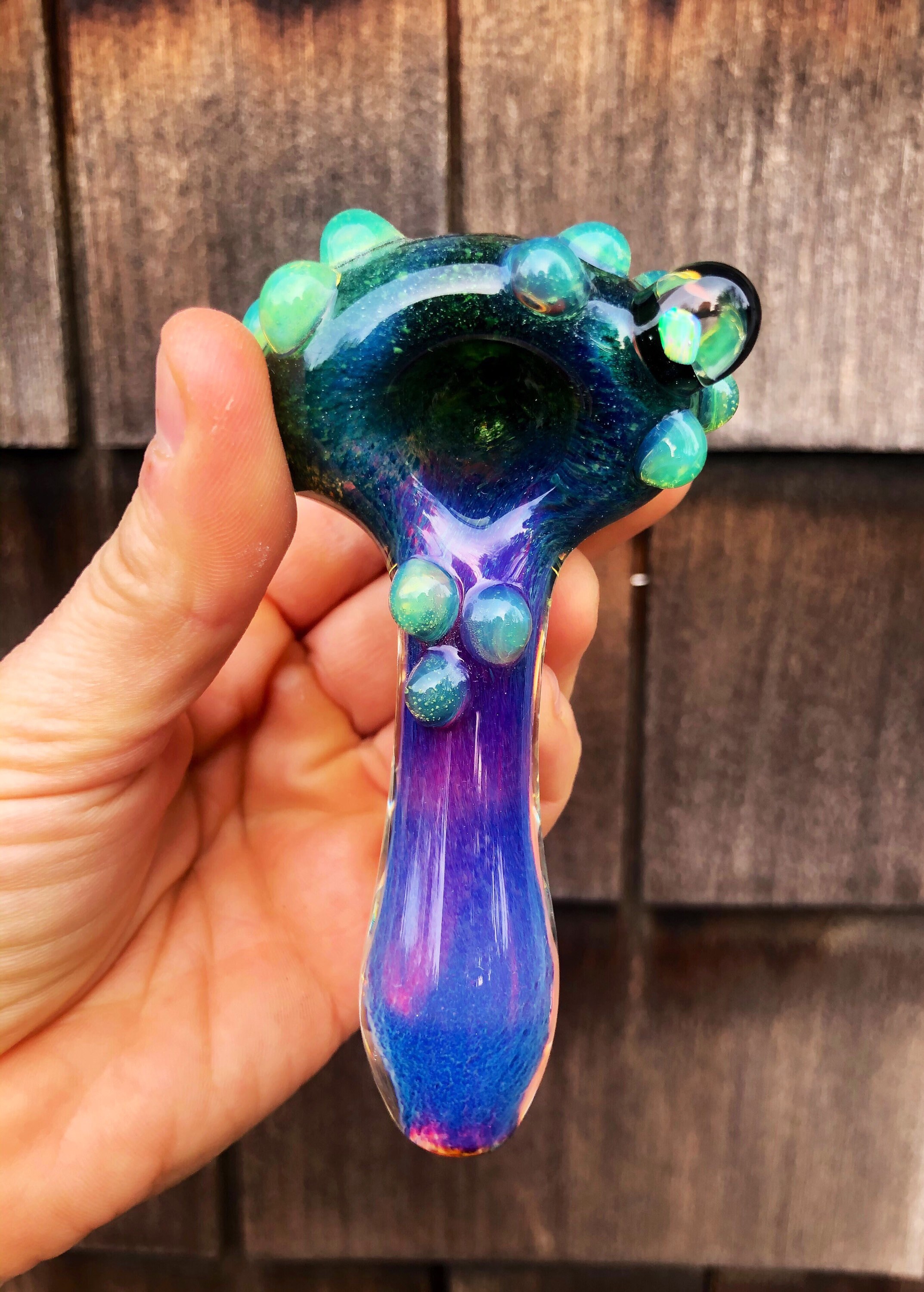 Girly pipe Purple Pipe Sparkly Pipe glass pipe Pink Pipe | Etsy