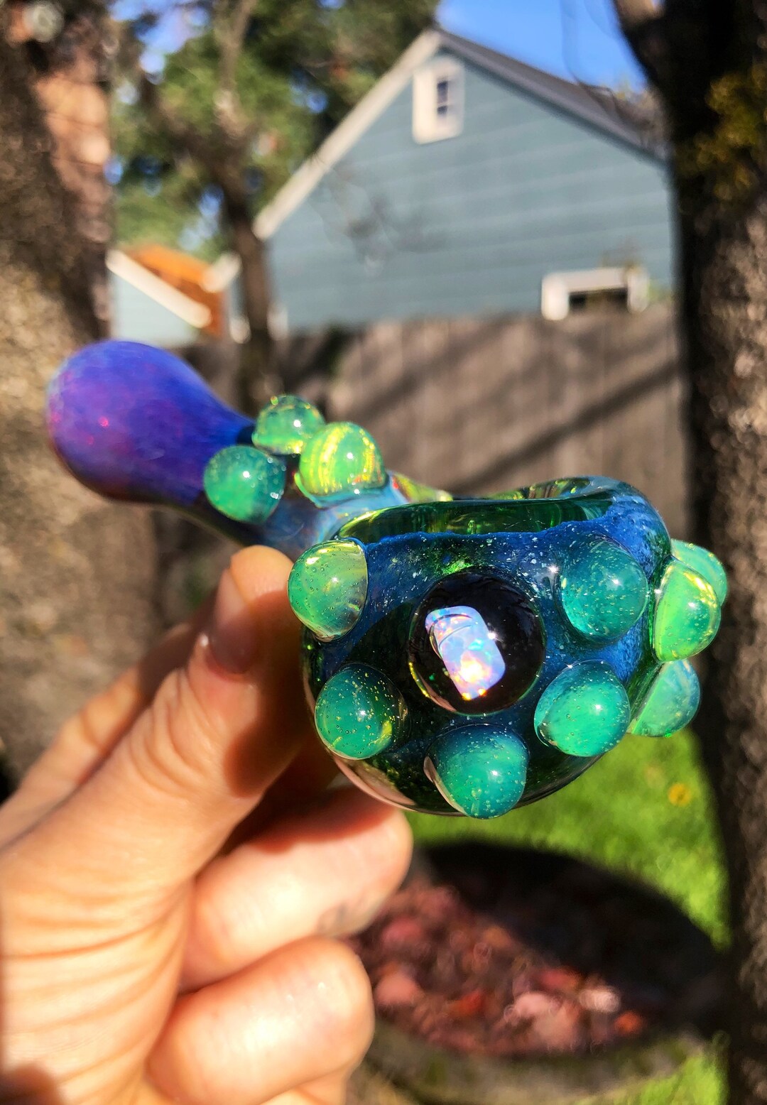 Girly Pipe Purple Pipe Sparkly Pipe Glass Pipe Pink Pipe - Etsy