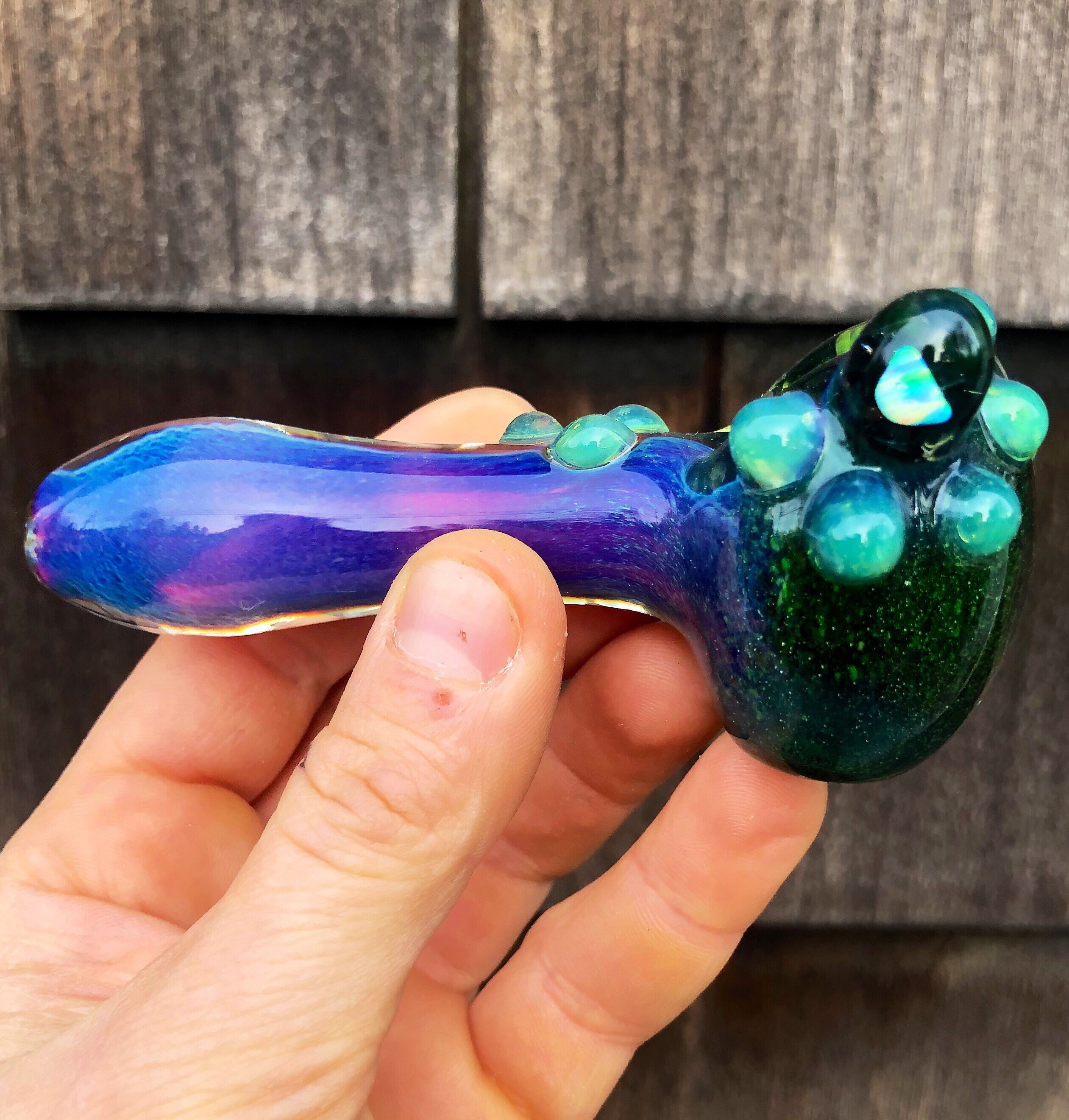 Girly pipe Purple Pipe Sparkly Pipe glass pipe Pink Pipe | Etsy