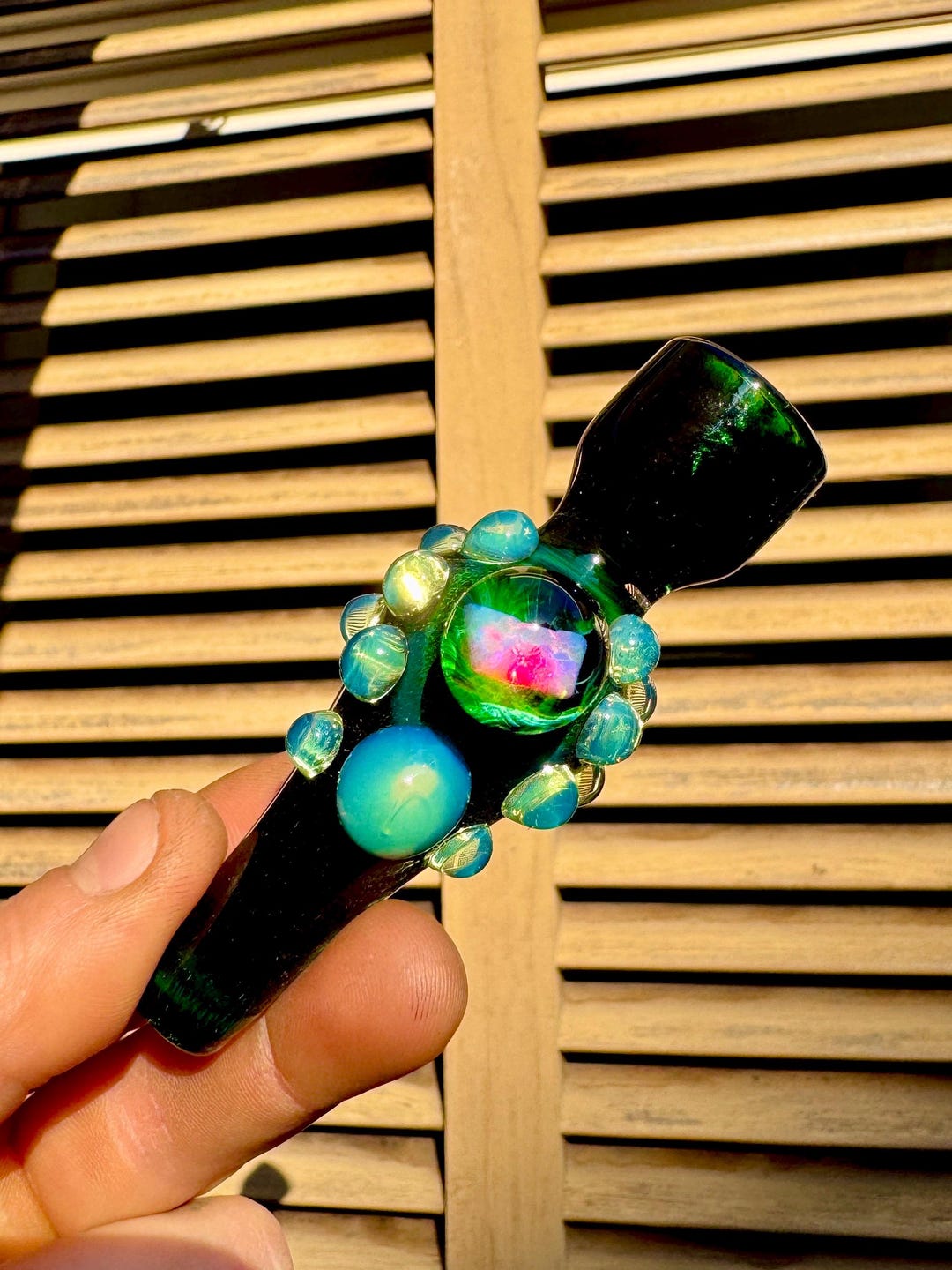 Heady Opal Chillum, Chillum, Opal Pipe, Heady Opal, Glass Smoking Pipe ...