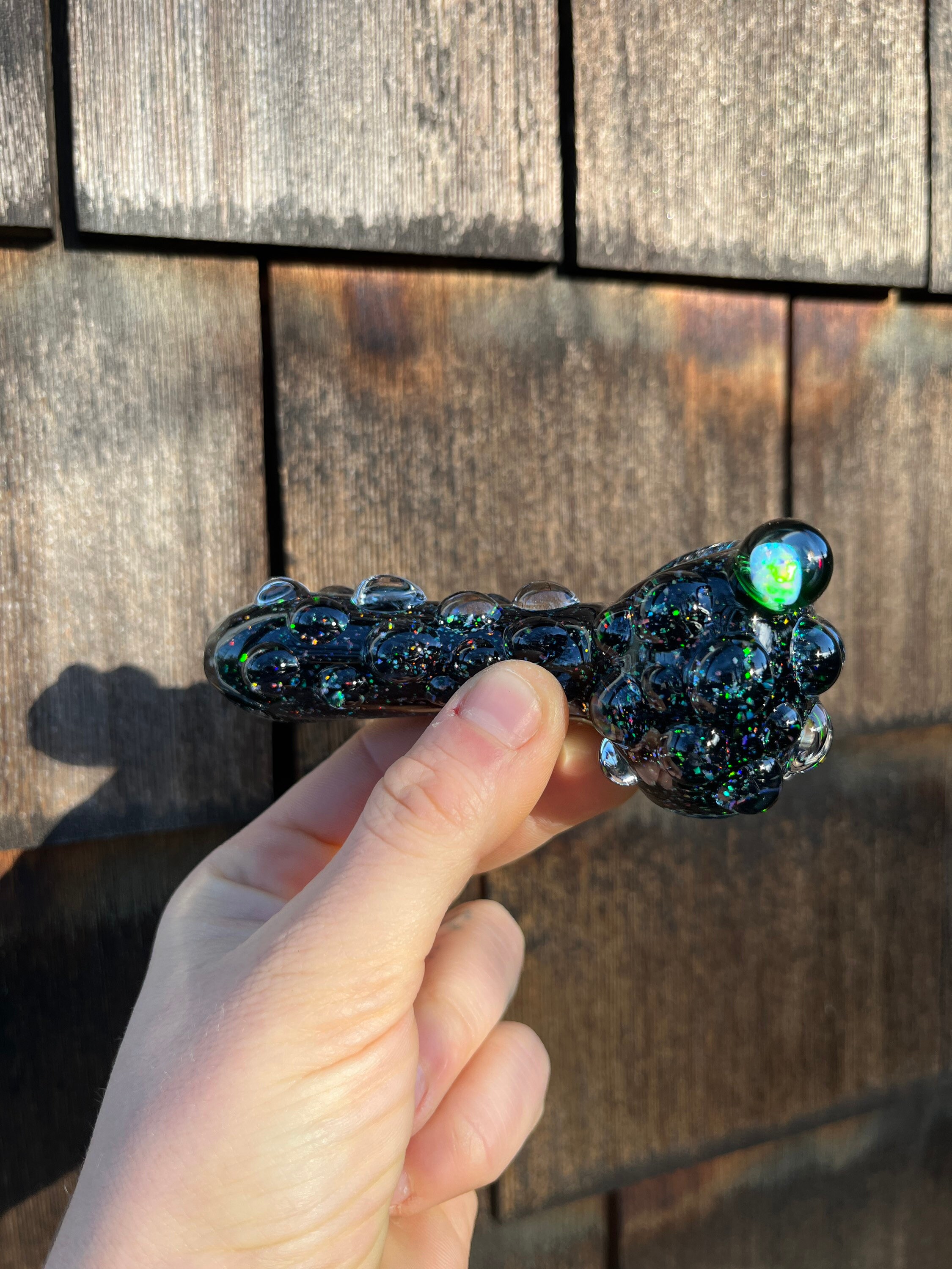 Crushed Opal Pipe Heady Cropal Pipe Sparkly Glass Pipe - Etsy