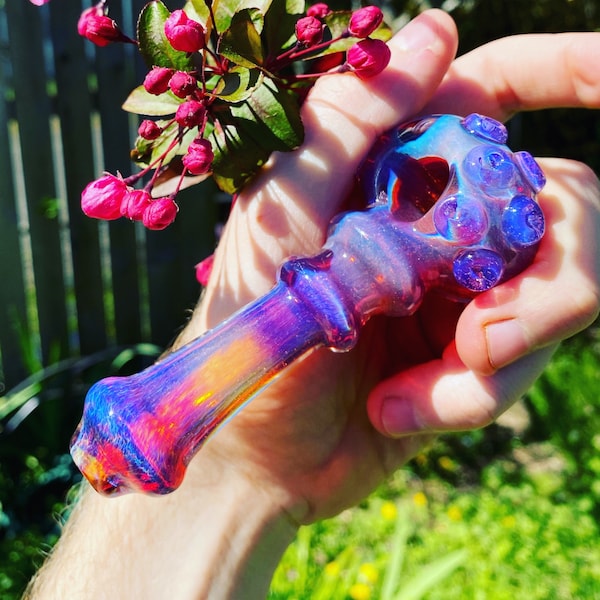 Purple Glass Pipe - Etsy
