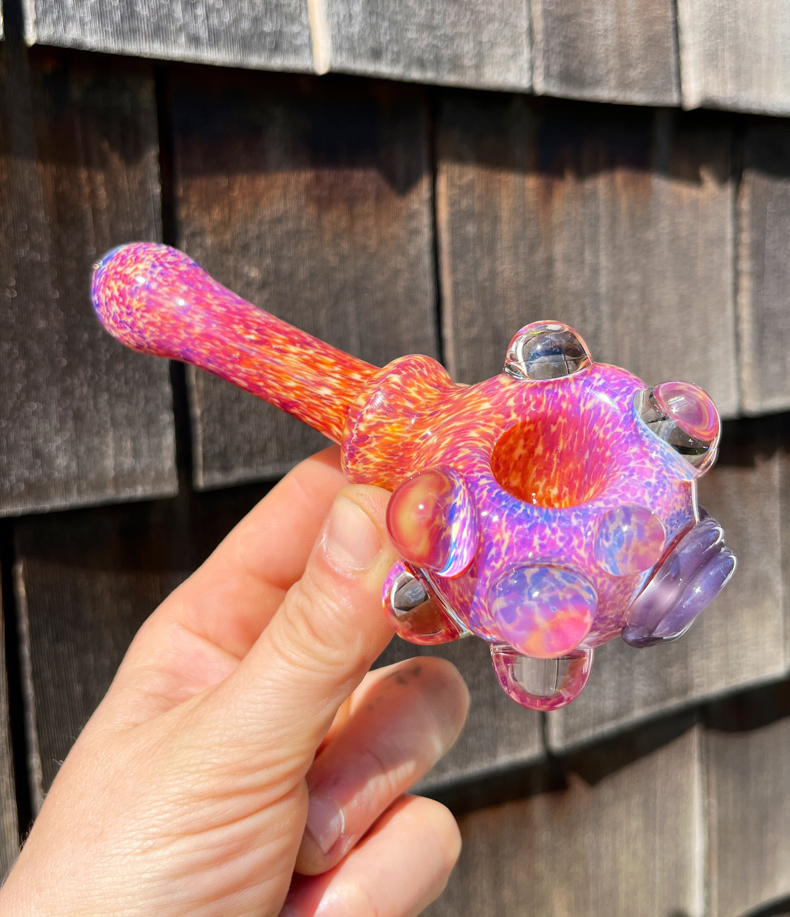 Eyeball Pipe Alien Pipe Heady Glass Pipe Glass Smoking - Etsy