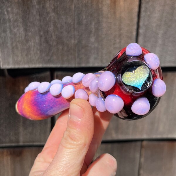 Purple Glass Pipe - Etsy