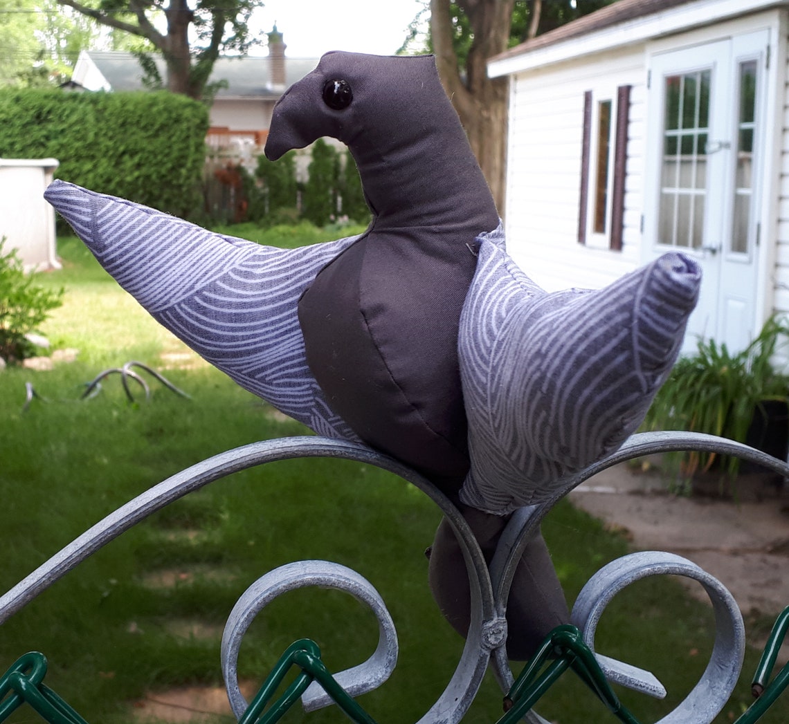 Bird (pigeon) Plushie Sewing Pattern and Instructions - Etsy