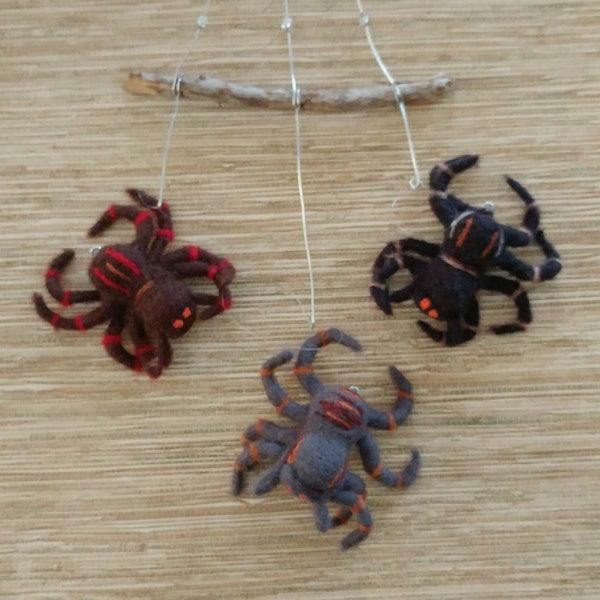 Needle Felted Spider - Etsy
