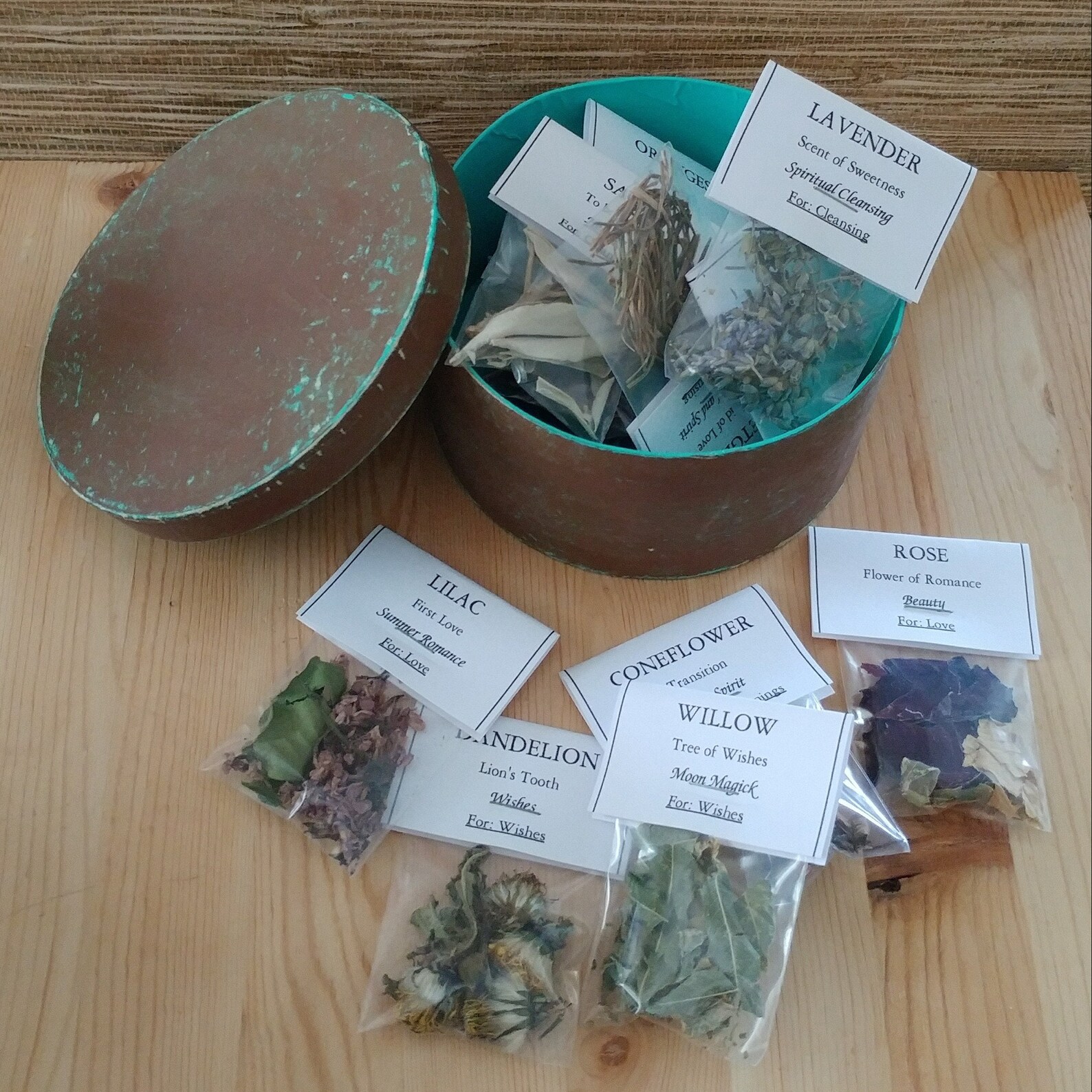 Make Your Own Spell - Witch Starter Kit - Kitchen Witch - DIY Spell Kit ...