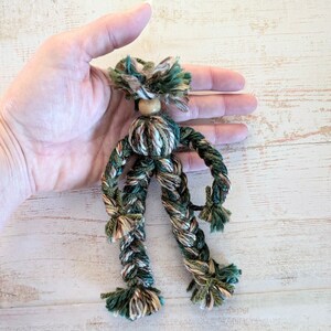 Green Man and Goddess Yarn Dolls - Witch Doll Ornaments - Green Man ...