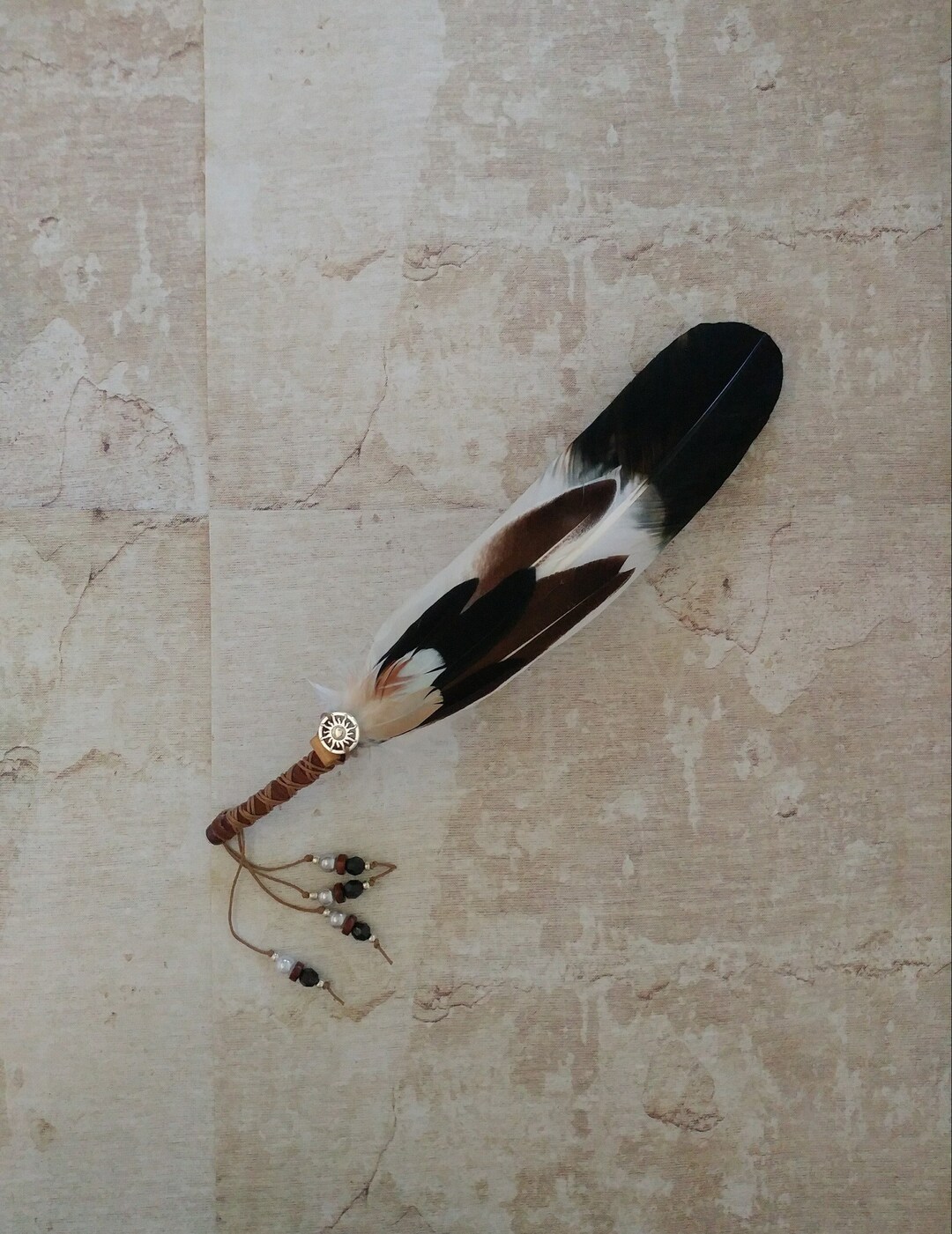 Smudge Feather Witch Altar Tool Decorated Feather Smudging Purifying ...