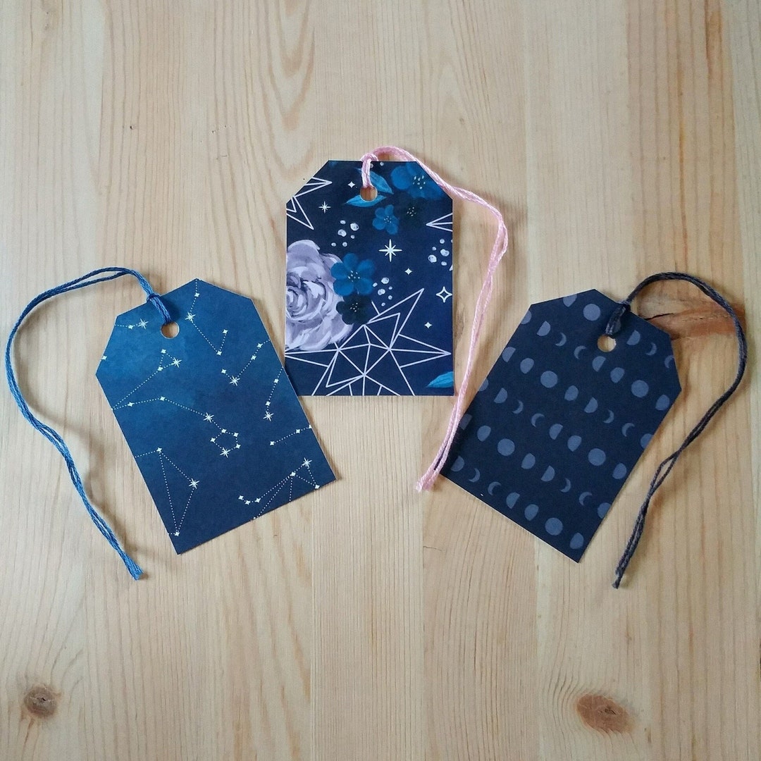 30 Gift Tags WITCH Gift Tags Moon Lovers Cards for Presents Spell Jar ...