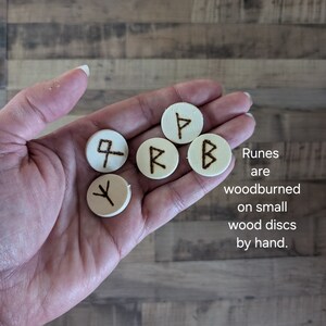 Wood Runes - RUNE STUDY Cards - Rune Information Cards - Rune Beginners ...