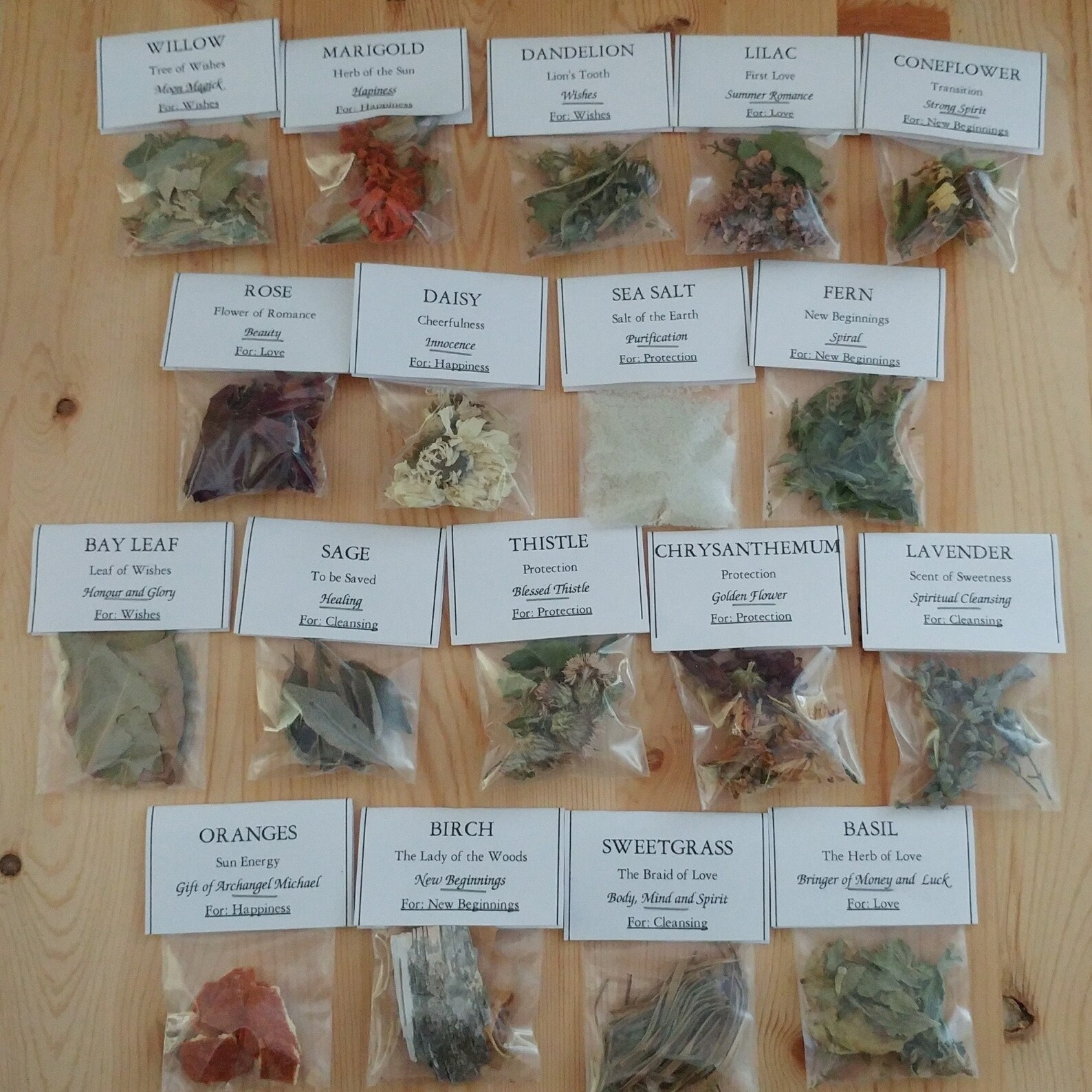 Make Your Own Spell - Witch Starter Kit - Kitchen Witch - DIY Spell Kit ...