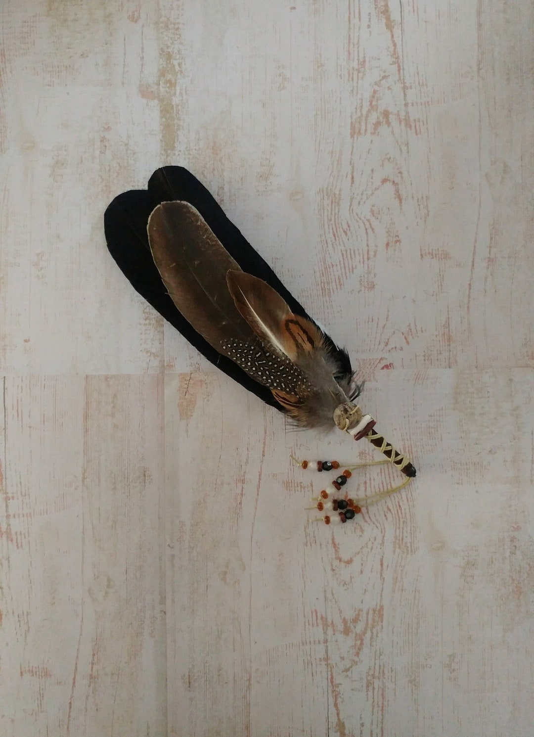 Decorated Feather - Spirit Feather - Feather - Smudging - Blessing ...